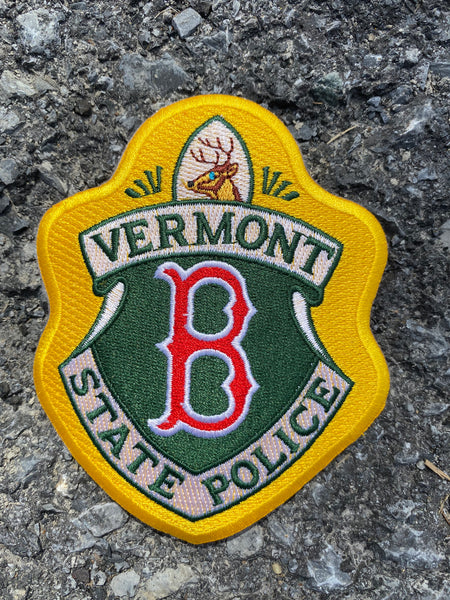 Vermont State Police Red Sox Patch – Vermont Trooper Store