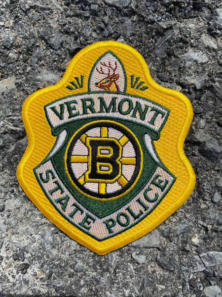 Vermont State Police Bruins Patch – Vermont Trooper Store